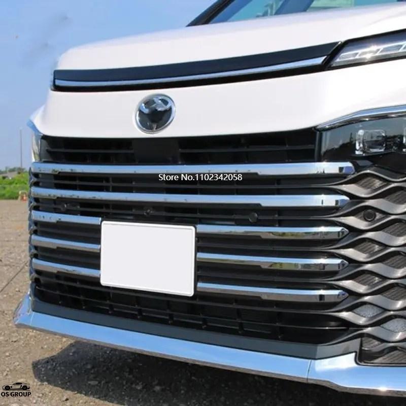 For Toyota Voxy 90 Series 2022 2023 ABS chrome Front Bumper Grid mesh ...