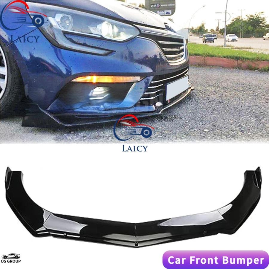 【並行輸入品】 LAICY Renault Megane フロント バンパー リップ スポイラー キットs スプリッター スカート デ ...