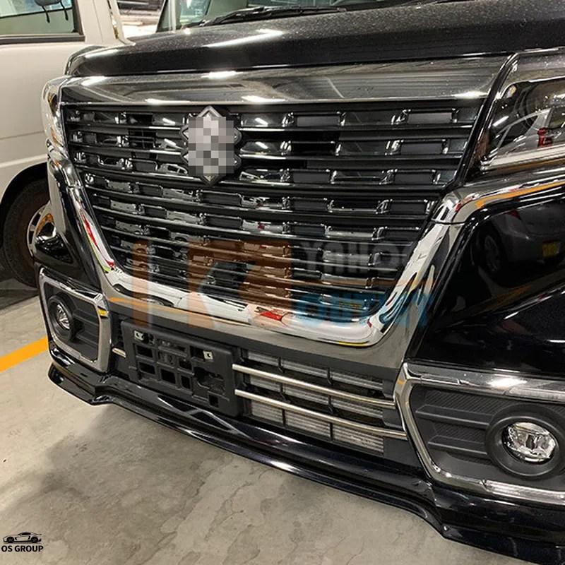 バンパー グリル フロント リップ スズキ スペーシア カスタム Mk53S 2017年 メッキ ステンレス : ハナピ - 通販 - Yahoo!ショッピング