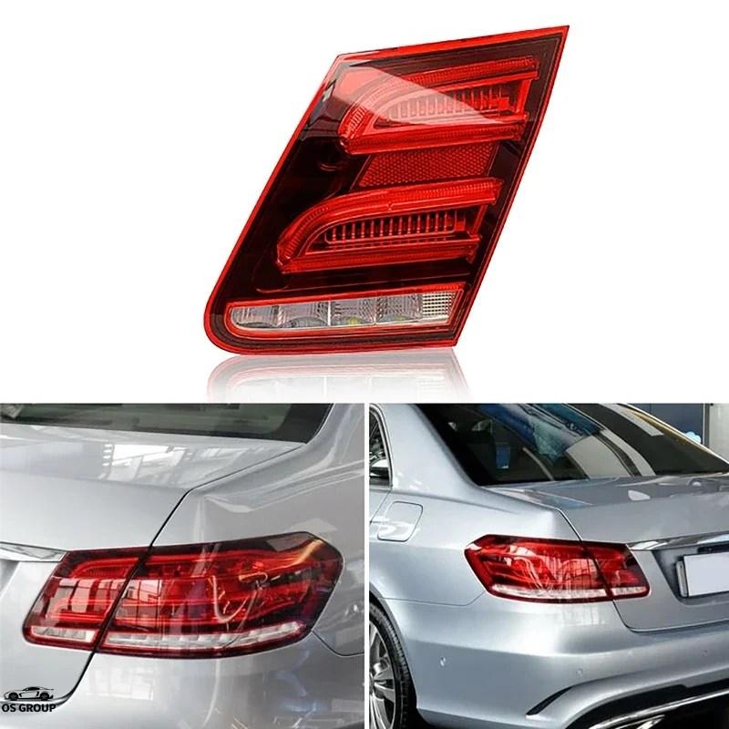 インナー ライト アセンブリ ベンツ W212 E350 E400 E550 E63 AMG E250 2014年-2016年 LED テールライト 警告灯 ブレーキ シグナル ランプ ...