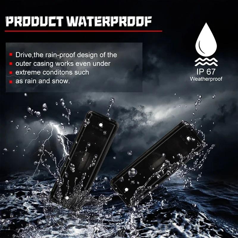 【並行輸入品】 フロント / リア フェンダー サイド マーカー ライト カバー s シボレー El Camino Malibu ＆ GMC Caballero 1978-1987年 No ...