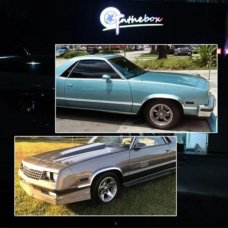 【並行輸入品】 フロント / リア フェンダー サイド マーカー ライト カバー s シボレー El Camino Malibu ＆ GMC Caballero 1978-1987年 No ...