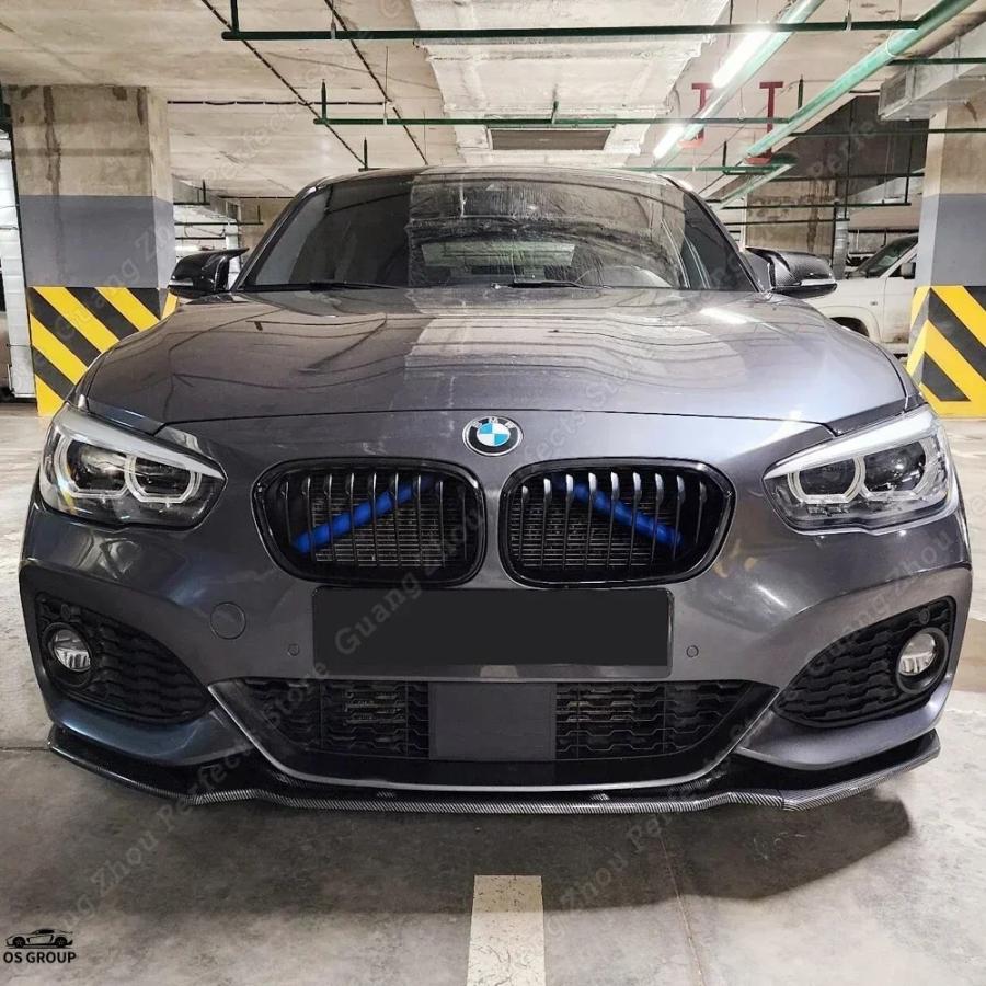 【並行輸入品】 フロント バンパー リップ スプリッター デュフューザー キット スポイラー BMW 1 シリーズ F20 F21 M ...