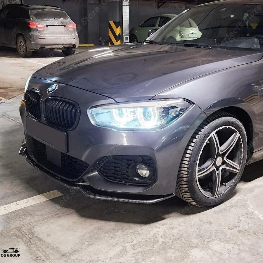 【並行輸入品】 フロント バンパー リップ スプリッター デュフューザー キット スポイラー BMW 1 シリーズ F20 F21 M ...