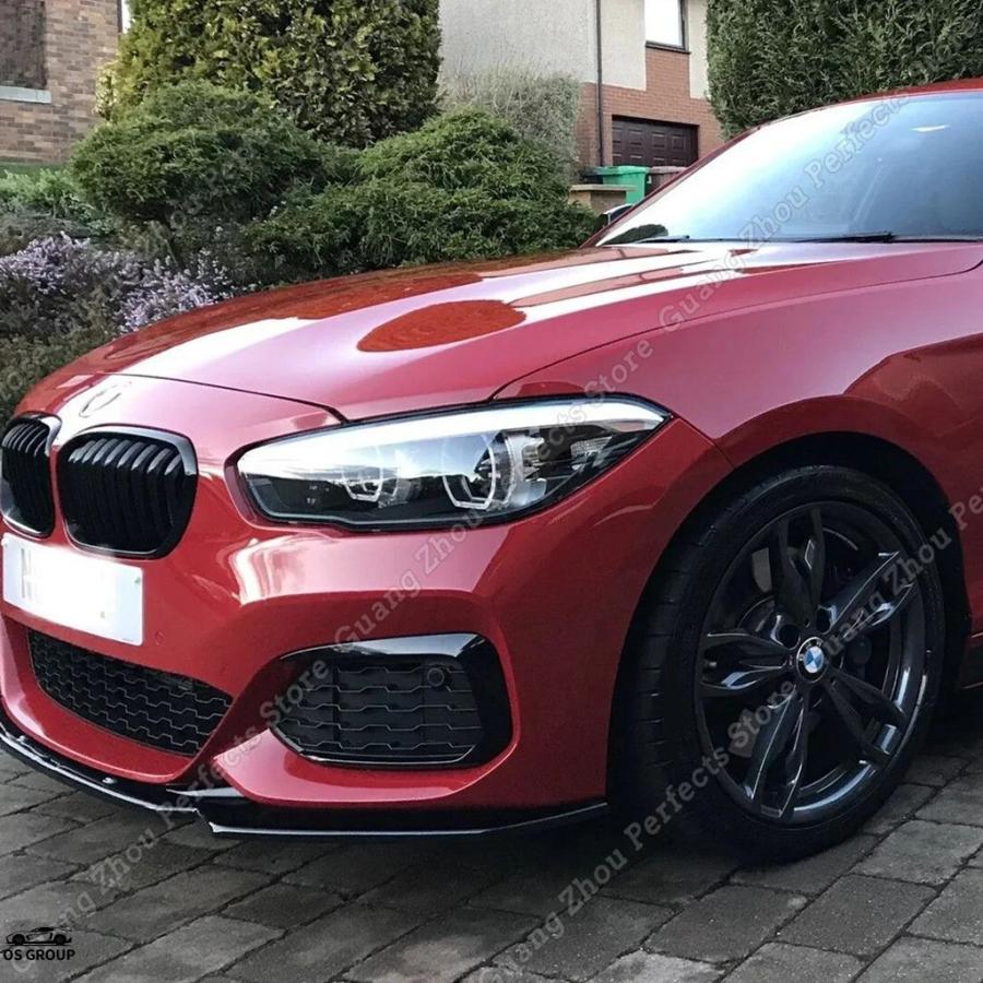 【並行輸入品】 フロント バンパー リップ スプリッター デュフューザー キット スポイラー BMW 1 シリーズ F20 F21 M ...