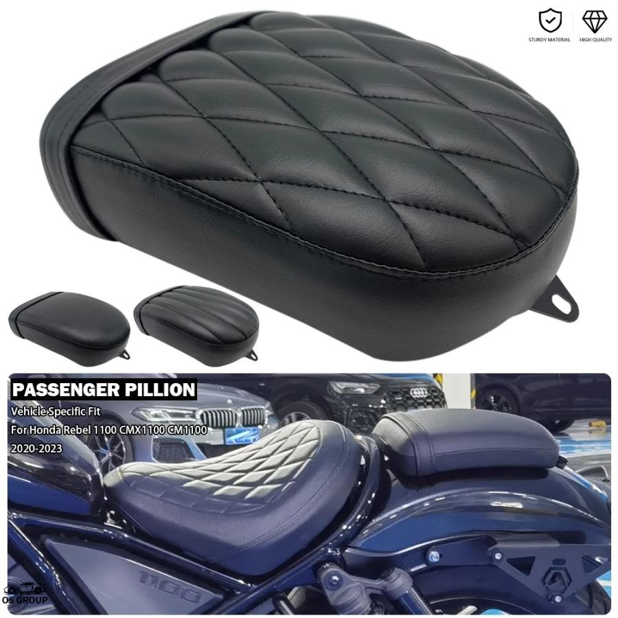 【並行輸入品】 バイク リア シート パッド ソロ クッション ホンダ レブル CMX 1100 MT CM1100 DCT CMX1100 2020年 2021年 2022年 2023 ...