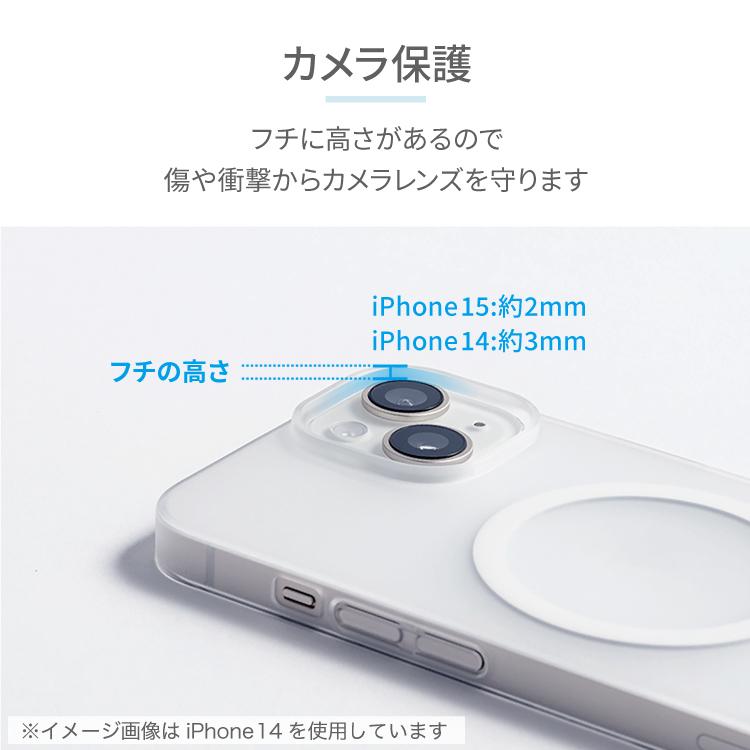 HanaRo iPhone16 ケース iPhone15 iPhone14 iPhone16Pro 16ProMax iPhone16e iPhone13 クリア MagSafe マット PC ...