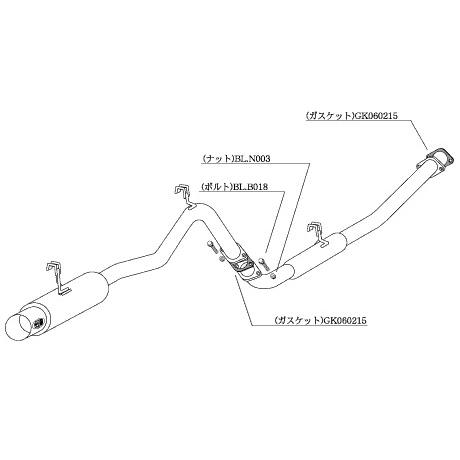 柿本改 柿本 改 マフラー HYPER FULLMEGA N1+Rev. トヨタ スプリンタートレノ E-AE86 83/5-87/5 品番：T31332 : ななこ屋 - 通販 ...