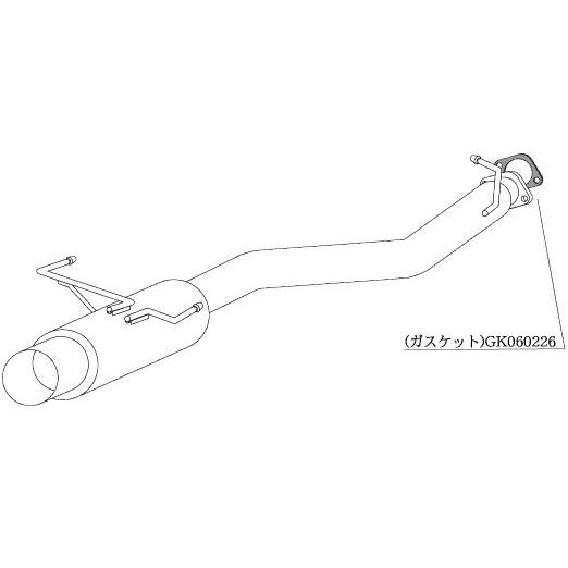 柿本 改 マフラー Hyper Fullmega N1 Rev スバル レガシィb4 Gf Ta Be5 98 12 03 6 品番：b31324 10392952 ななこ屋