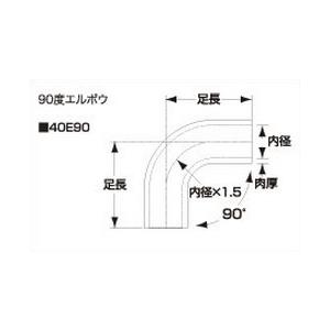 SAMCO サムコ STDエルボウホース FB300 70 品番：40E9070 : ななこ屋 - 通販 - Yahoo!ショッピング