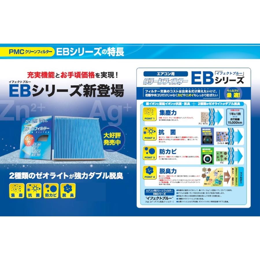 PMC クリーンフィルター EBシリーズ ゼオライト脱臭タイプ 品番：EB-907 : ななこ屋 - 通販 - Yahoo!ショッピング