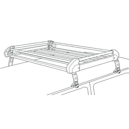 TUFREQ(タフレック) ルーフキャリア Hシリーズ 【スズキ ジムニーシエラ S54.4-H10.10】 品番：HL22 (Code：S-1) :1417500046-4:ななこ屋 ...