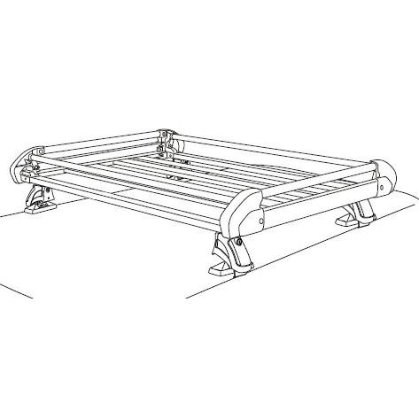 TUFREQ(タフレック) ルーフキャリア H+シリーズ 【スズキ ラパン H20.11-H27.6】 品番：HE22C1+ (Code：S-1) : ななこ屋 - 通販 - Yahoo!ショッピング