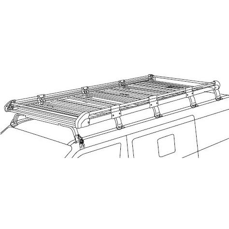 TUFREQ(タフレック) ルーフキャリア H+シリーズ 【イスズ コモ H24.7-】 品番：HF652A+ (Code：S-4) : ななこ屋 - 通販 - Yahoo!ショッピング