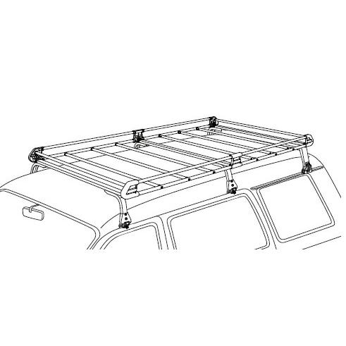 TUFREQ(タフレック) ルーフキャリア P+シリーズ 【三菱 タウンボックス H11.4-H26.2】 品番：PH233D+ (Code：S-1) : ななこ屋 - 通販 - Yahoo ...