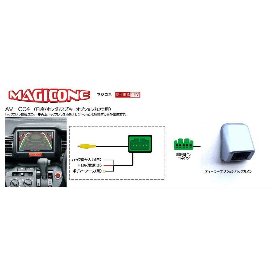 フジ電機(Bullcon) マジコネ バックカメラ接続ユニット 品番：AV-C04 : ななこ屋 - 通販 - Yahoo!ショッピング