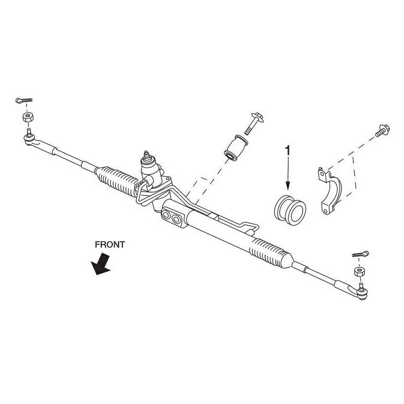 NISMO NISMO(ニスモ) 強化ステアリングギアマウントブッシュ 左側 スカイラインGT-R BNR34 RB26DETT 品番 ...