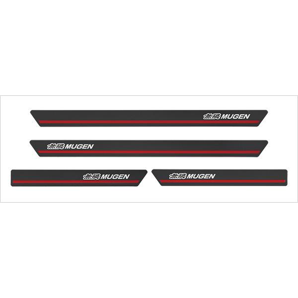 無限 MUGEN(無限) スカッフプレート ブラック×レッド シビック FL1/FL4 24/09- 品番：84200-XNRD-K0S0 : ななこ屋 - 通販 - Yahoo!ショッピング