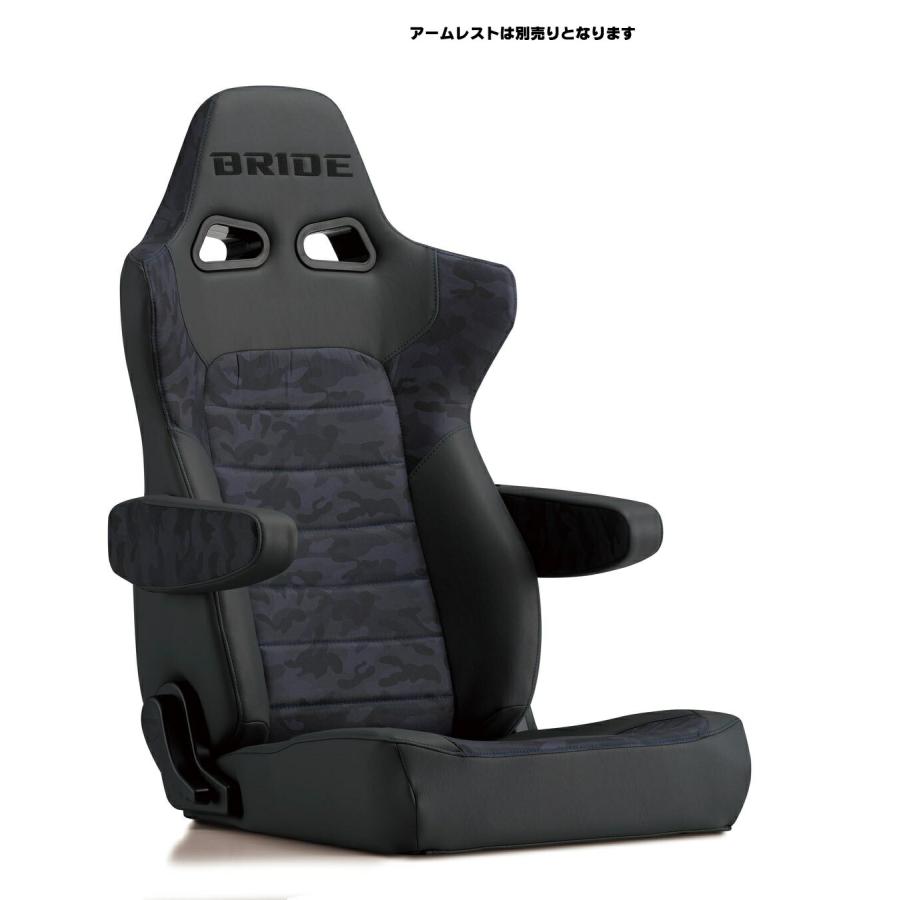 BRIDE BRIDE(ブリッド) リクライニングシート ERGOSTER GHOST ブルーカモフラージュ シートヒーター搭載 品番 ...