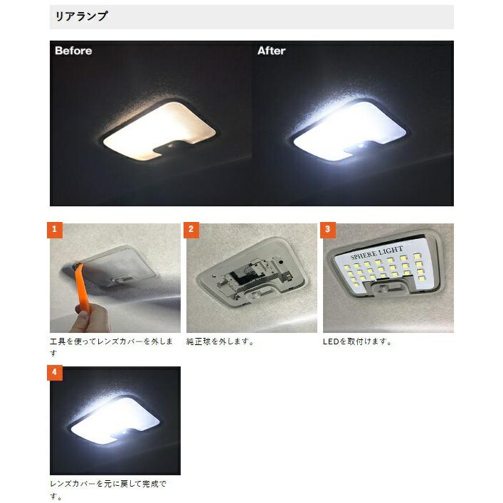 スフィアライト(SPHERE LIGHT) LEDルームランプ ルーミー/タンク/トール/ジャスティ 品番：SLRM-07 : ななこ屋 - 通販 - Yahoo!ショッピング