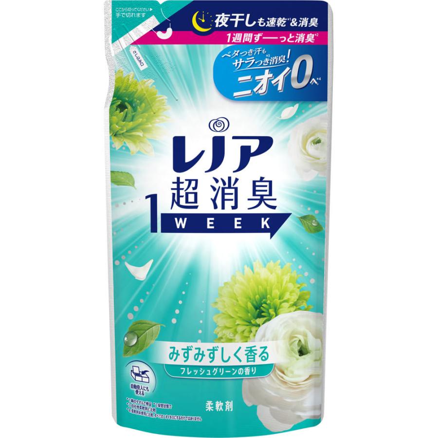 【2個セット】P&G レノア超消臭1weekみずみずしく香るフレッシュグリーンの香りつめかえ用 370ml(4987176255198-2)【メール便発送】 : 花x花ドラッグDS店 - 通販 ...