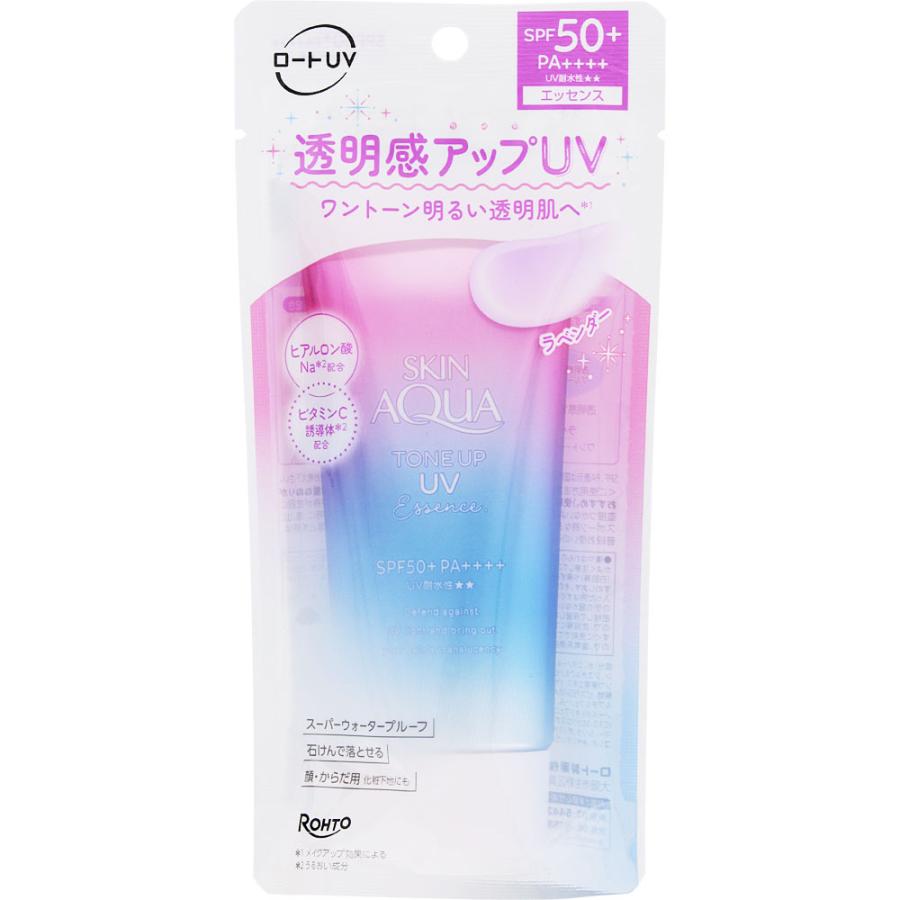 【2個セット】ロート製薬 スキンアクア トーンアップUVエッセンス ラベンダー 80g【定形外郵便発送】 : 花x花ドラッグDS店 - 通販 - Yahoo!ショッピング