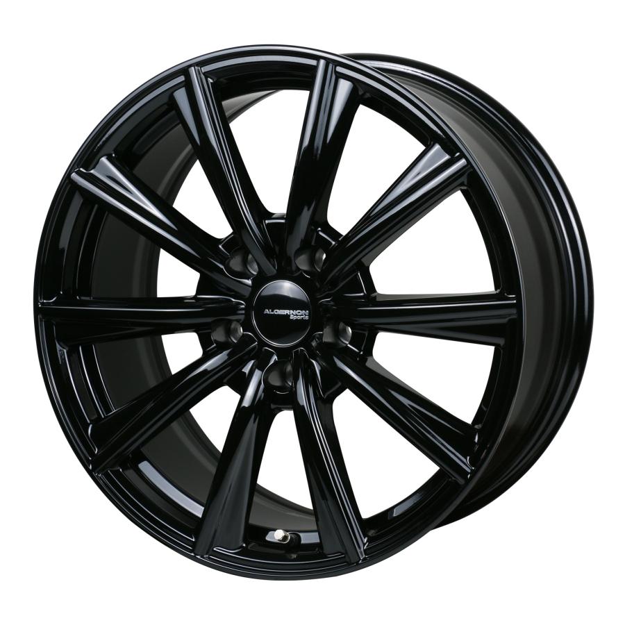 ドゥオール DOALL Algernon Sports LS10 18インチ 8.0J +30 5-120 グロスブラック 1本 アルジェノン ...