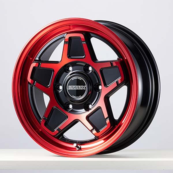 CRS essex ENCS-16 16インチ 6.5J +38 6-139.7 レッドクリア 4本で送料無料 エセックス : ハンデル ...