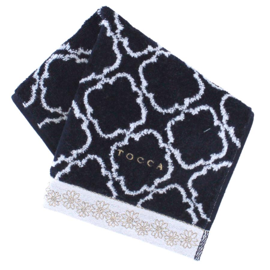 TOCCA トッカ 大判 タオルハンカチ（約28cm） クローバー ネイビー 【TOCCA】 : ハンカチーフギャラリーYahoo!店 - 通販 - Yahoo!ショッピング