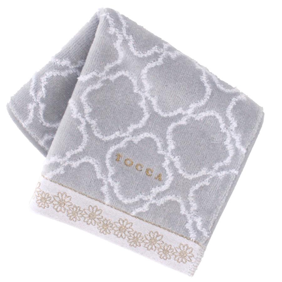 TOCCA トッカ 大判 タオルハンカチ（約28cm） クローバー グレー 【TOCCA】 : ハンカチーフギャラリーYahoo!店 - 通販 - Yahoo!ショッピング
