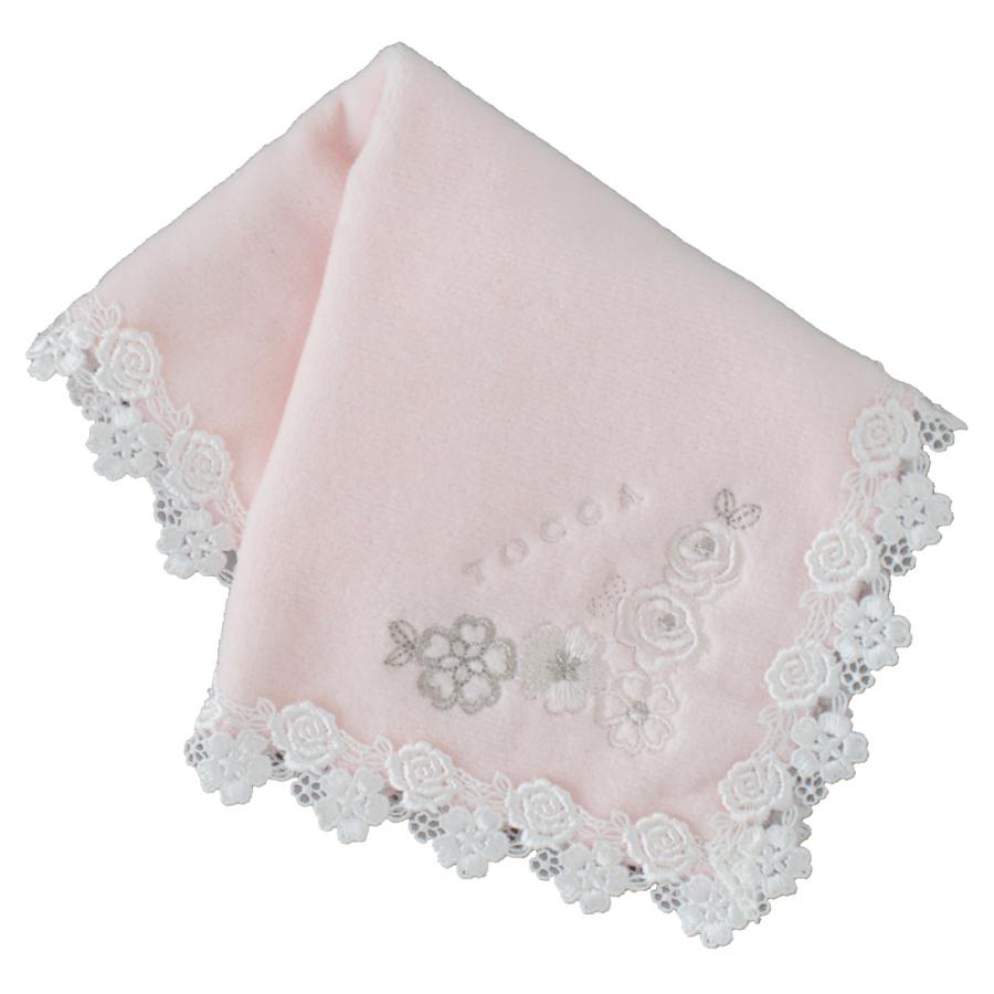 TOCCA トッカ レース 大判 タオルハンカチ（約28cm） 0001 ピンク 【TOCCA】 : ハンカチーフギャラリーYahoo!店 - 通販 - Yahoo!ショッピング