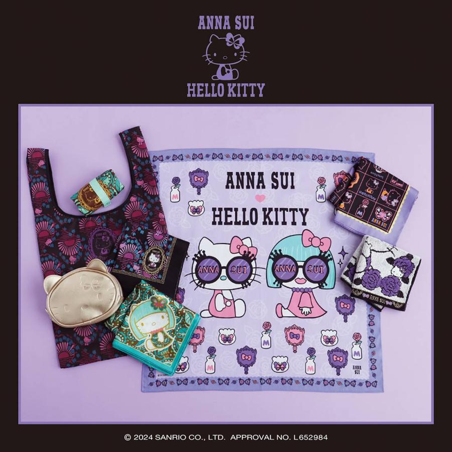ANNA SUI × HELLO KITTY エコバッグ/マイバッグ 0001 ブラック ANNA SUI × HELLO KITTY エコバッグ/マイバッグ 0001 ブラック