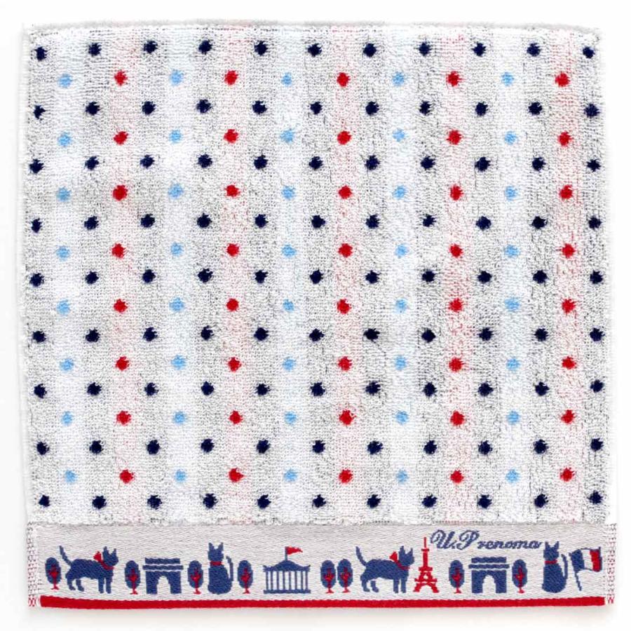 ユーピーレノマ タオルハンカチ ドット ホワイト : ハンカチーフギャラリーYahoo!店 - 通販 - Yahoo!ショッピング