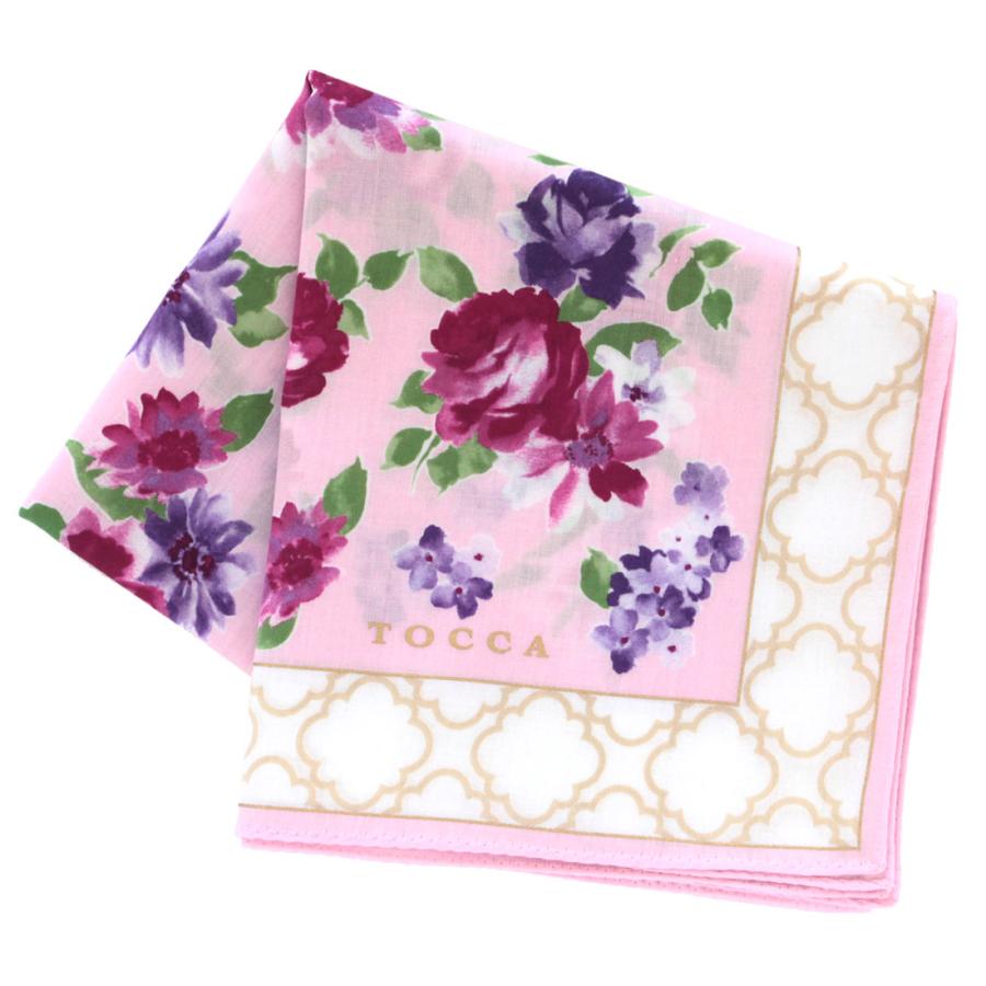 TOCCA トッカ 大判 イージーケ プリントアハンカチ（58cm）クローバーパターン ピンク : ハンカチーフギャラリーYahoo!店 - 通販 - Yahoo!ショッピング