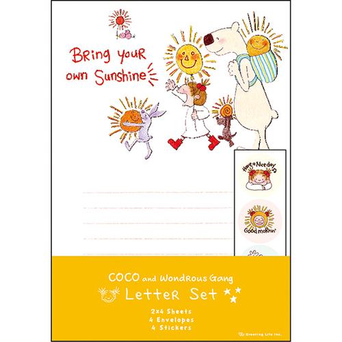 グリーティングライフ ココちゃん レターセット RYS−965 イエロー ハンズ : ハンズYahoo!ショッピング店 - 通販 - Yahoo!ショッピング