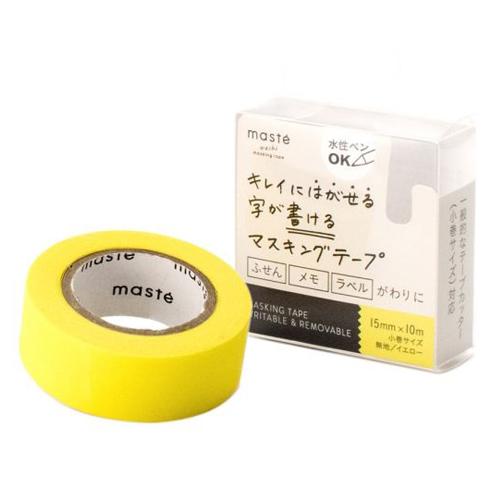 マークス（MARK'S） maste 水性ペンで書けるマスキングテープ 小巻 MST‐FA04‐YE イエロー ハンズ : ハンズYahoo!ショッピング店 - 通販 - Yahoo!ショッピング