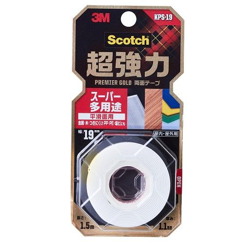 3M 超強力両面テープ プレミアゴールドスーパー多用途 KPS−19 19mm×1.5m│ガムテープ・粘着テープ 布テープ ハンズ : 4548623157269 : ハンズYahoo ...