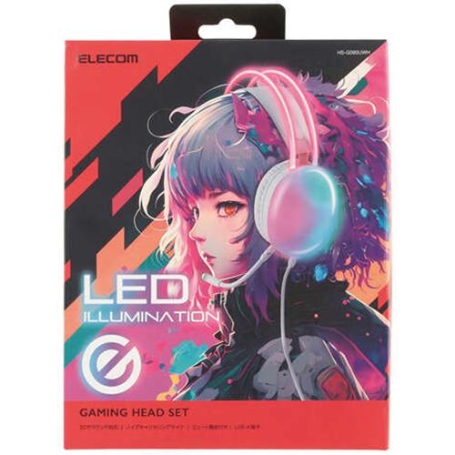 エレコム（ELECOM） LEDハウジングゲーミングヘッドセット（USBモデル） HS-G09SUWH ホワイト ハンズ : ハンズYahoo!ショッピング店 - 通販 - Yahoo!ショッピング