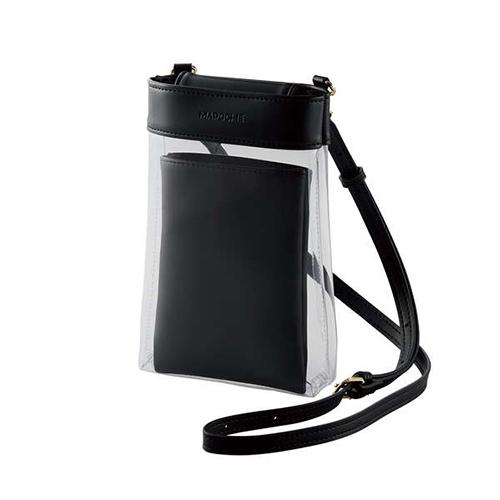 エレコム（ELECOM） MAPOCHE（マポッシュ） スマートフォンショルダーポーチ クリアポケットタイプ P-MAP06BK ジェットブラック ハ : ハンズYahoo!ショッピング店 ...