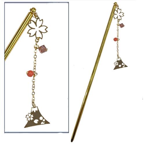 アクセソワール（Accessoire） Sakura彩 かんざし KN27ーGD ゴールド ハンズ : ハンズYahoo!ショッピング店 - 通販 - Yahoo!ショッピング