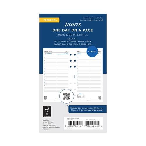 【2025年1月始まり】ファイロファックス（Filofax） 1日1ページ バイブル 25−68441 ハンズ : 5059145549009 : ハンズYahoo!ショッピング店 - 通販 ...