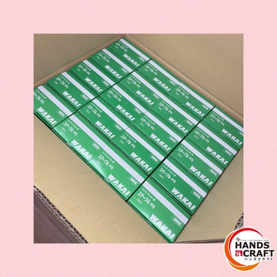 ♪【未使用開封品】ワカイ PP10 ハンマータッカ用ステープル 5000本入り 20箱 WAKAI 若井 : ハンズクラフト - 通販 - Yahoo!ショッピング