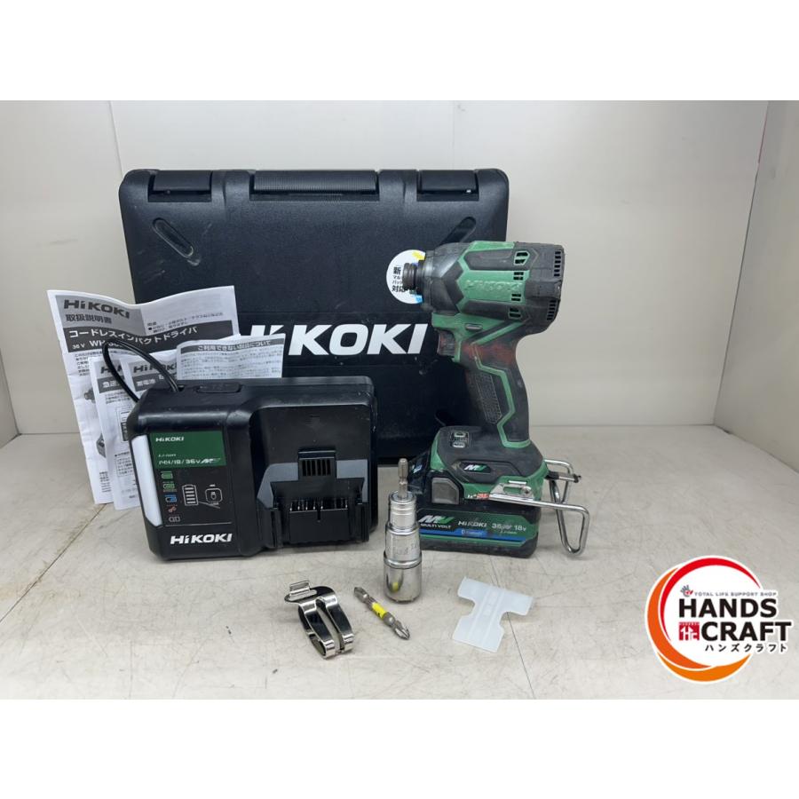 HiKOKI WH36DC インパクトドライバ 36V バッテリー×1 充電器 ケース付 ハイコーキ【中古】 : ハンズクラフト - 通販 - Yahoo!ショッピング