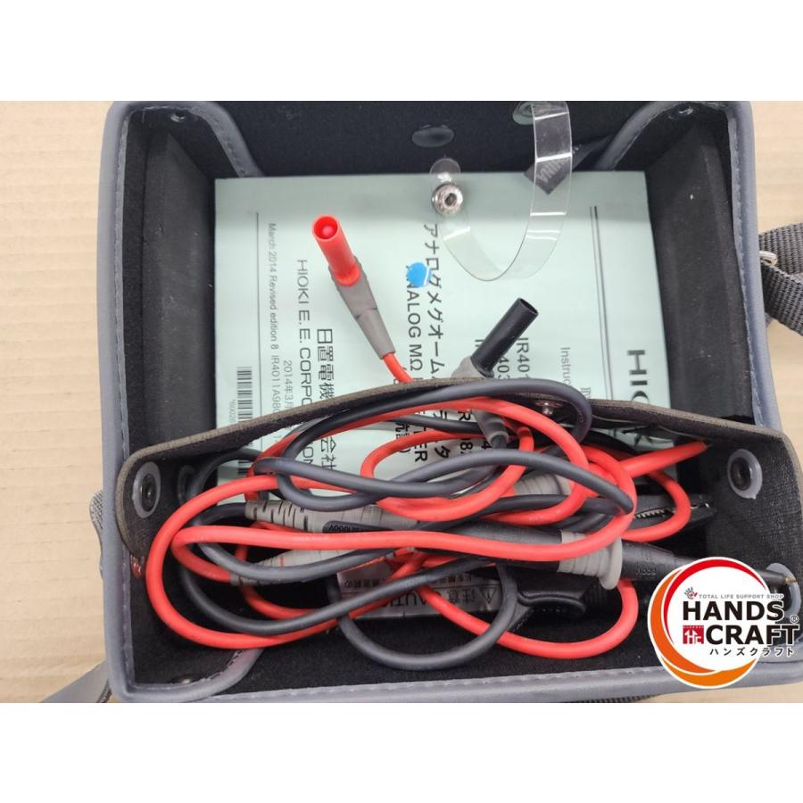 ♭【中古未校正品】HIOKI 日置 IR4013 アナログ メグオームハイテスタ 絶縁抵抗計【ハンズクラフト熊本】 : ハンズクラフト ...