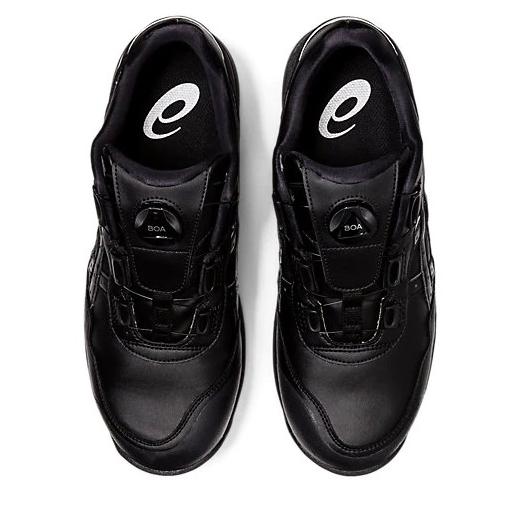 ASICS 24.5cm在庫あり asics アシックス 安全スニーカー Boaフィットシステム ウィンジョブCP306 BOA ブラック×ブラック 1273A029.001（22.5〜30 ...