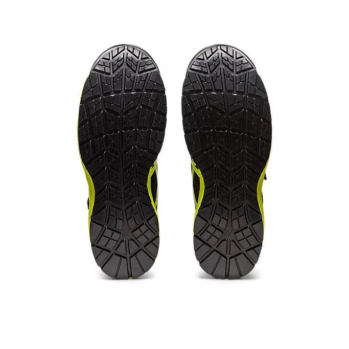 asics アシックス 作業用靴 安全スニーカー マジックベルト ウィンジョブCP216 ブラックXネオンライム 1273A076.001 :1273A076-001:ハンズコテラ Yahoo ...