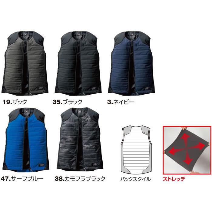 在庫あり BURTLE バートル 軽防寒ベスト No.3214（35）ブラック M／L／XL／XXLサイズ : 3214-35 : ハンズコテラ Yahoo!ショップ - 通販 - Yahoo ...