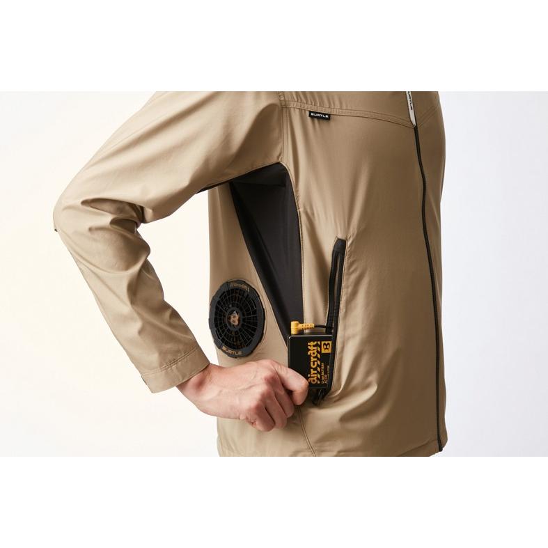 リョービ BURTLE バートル 空調服 エアークラフトジャケット（ユニセックス）AC1111（ポリエステル100％）服のみ M／L シルバー MENS & LADIES : ハンズコテラ ...