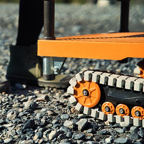 代引き不可 YAZAKI イレクター製クローラー運搬台車 ”アクロス 代引き不可 YAZAKI イレクター製クローラー運搬台車 ”アクロス