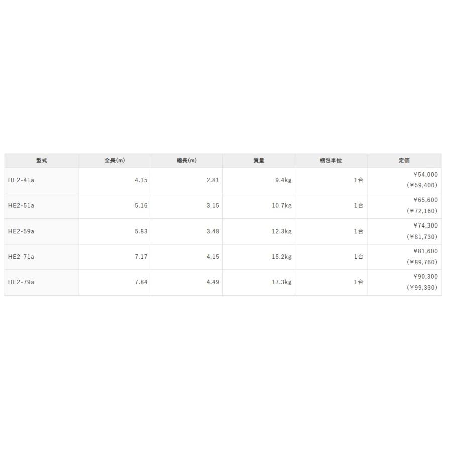 ハセガワ 代引き不可 ハセガワ長谷川 Hasegawa HE2 2.0型 アルミ2連はしご HE2-79a 全長7.84m 軽量タイプ ※配達不可地域あり※ : ハンズコテラ Yahoo ...